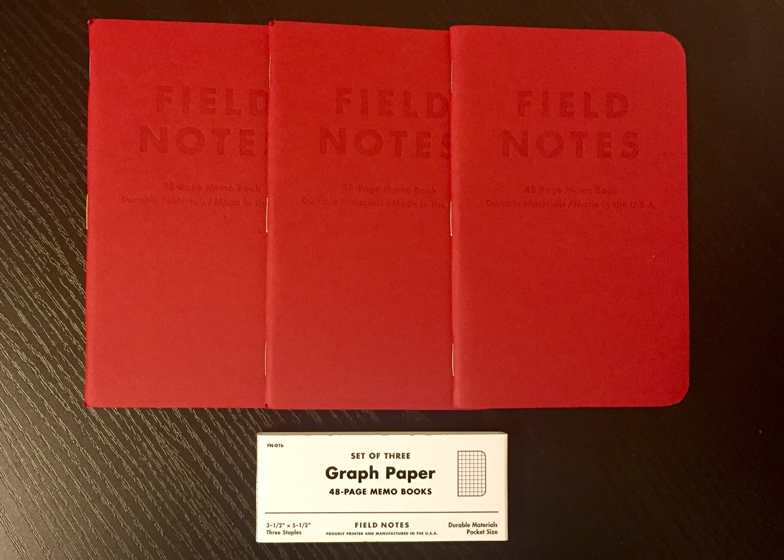 Notes on Red Blooded Field Notes – Pens and Junk