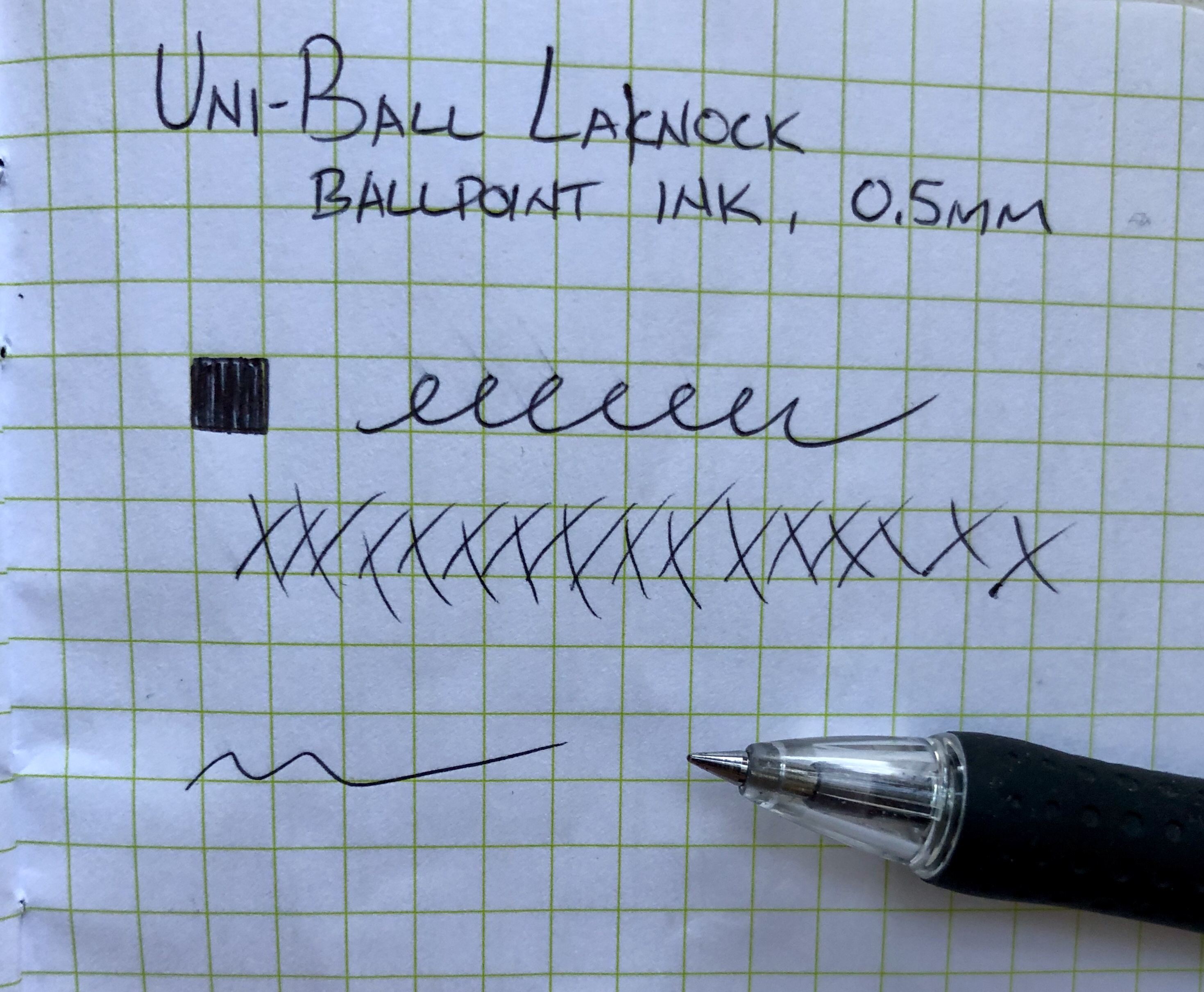Review: uni-ball Laknock, Ballpoint, 0.5mm – Pens and Junk